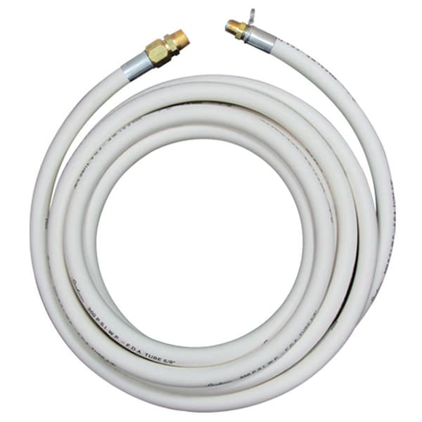 Strahman Washdown Equipemnt 50' X 58 White X Extruded Hose Assembly No Nozzle HX050BRWHITE | Zoro